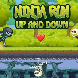 Ninja Run Up and Down | Linh5 Games