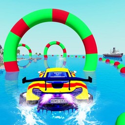 Water Car Stunt Racing | Linh5 Games